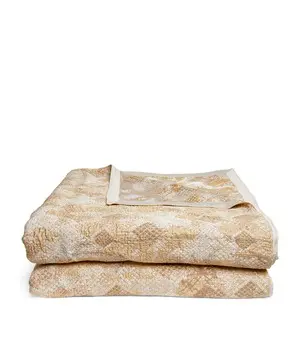 CELSO DE LEMOS Australia Bedspread - Beige