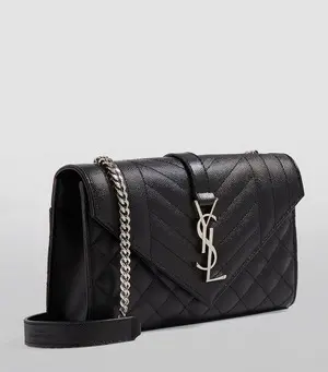 Saint Laurent Small Envelope Matelassé Shoulder Bag