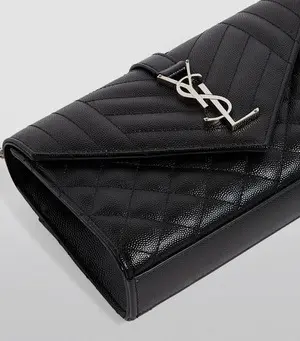 Saint Laurent Small Envelope Matelassé Shoulder Bag