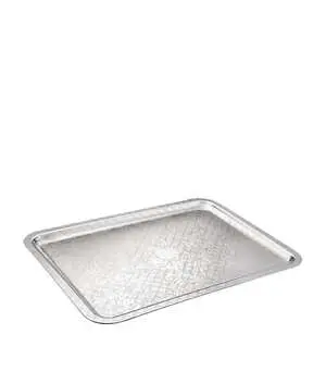 Christofle Plated Jardin D'eden Tray - Silver