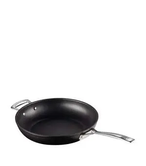 LE CREUSET Toughened Non-stick Deep Frying Pan - Black