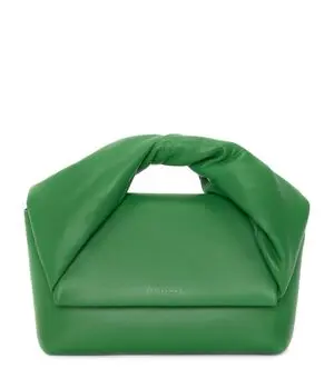 JW Anderson Medium Leather Twister Top-handle Bag