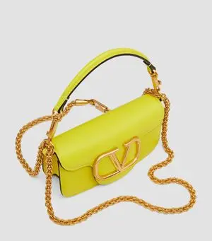 Valentino Garavani Leather Locó Top-handle Bag