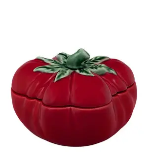 BORDALLO PINHEIRO Lidded Tomato Bowl - Red
