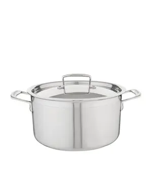 LE CREUSET 3-ply Stainless Steel Casserole Pan - Clear