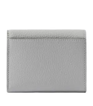 Burberry Grained Leather Tb Monogram Wallet