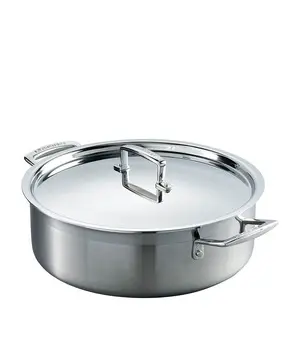 LE CREUSET 3-ply Stainless Steel Sauté Pan - Silver