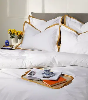 CELSO DE LEMOS Hella Oxford Pillowcase - Nude