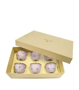 VILLARI Porcelain Butterfly Arabic Coffee Cups