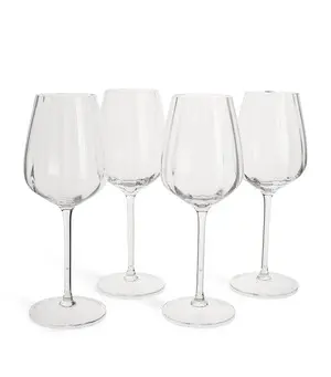SOHO HOME Set Of 4 Pembroke Wine Glasses - White