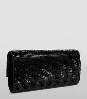 Judith Leiber Perry Crystal-embellished Clutch - Black