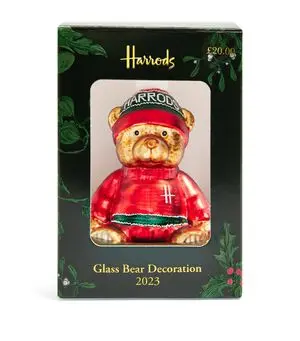 Harrods 2023 Christmas Bear Bauble