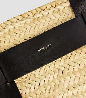 DEMELLIER Raffia Santorini Tote Bag