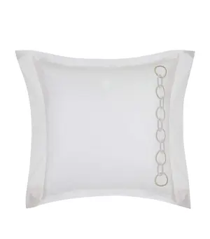 Frette Links Square Pillowcase - Beige