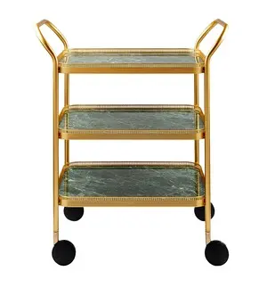 KAYMET Marble Three-tiered Trolley - Green