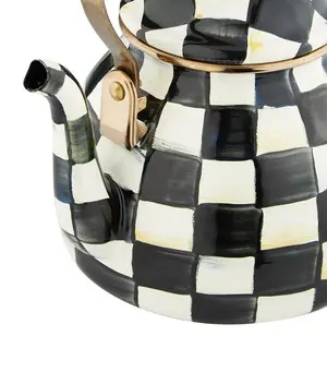 MACKENZIE-CHILDS Courtly Check Tea Kettle