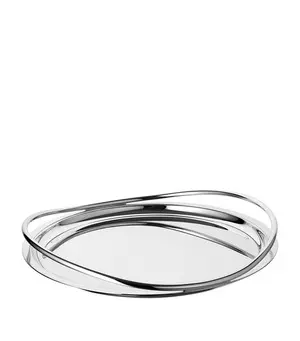 Christofle Vertigo Serving Tray - Silver