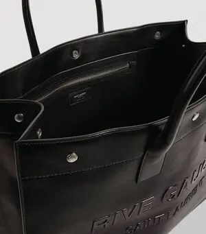 Saint Laurent Rive Gauche Tote Bag - Black