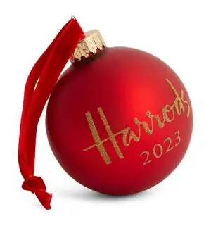 Harrods Glass Baubles 2023