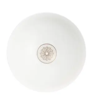 Christofle Porcelain Malmaison Platinum Impériale Rice Bowl - Silver