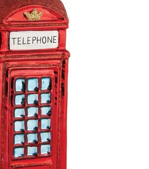 Harrods Telephone Box Christmas Decoration