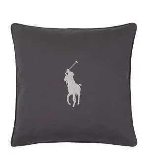 Ralph Lauren Polo Pony Cushion Cover - Grey