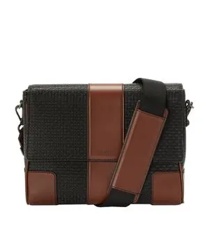 SERAPIAN Canvas Flap Messenger Bag