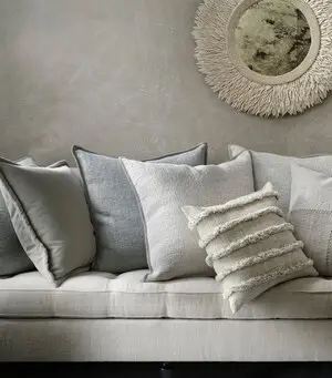 DE LE CUONA Linen-blend Rogue Cushion