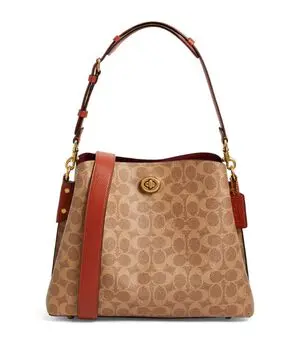 COACH Leather Willow Bucket Bag