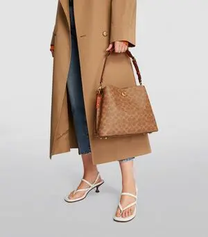 COACH Leather Willow Bucket Bag