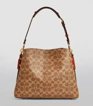 COACH Leather Willow Bucket Bag
