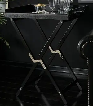 Ralph Lauren Wood Gavin Tray Stand