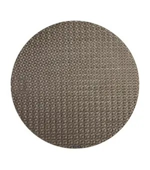 CHILEWICH Origami Round Placemat - Brown
