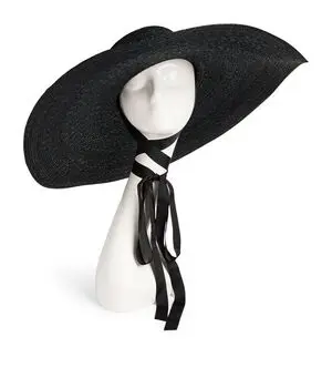 Eliurpi Straw Maxi Boater Hat