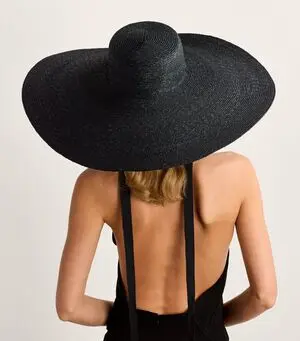 Eliurpi Straw Maxi Boater Hat