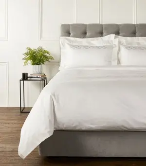 Frette Pearls Super King Flat Sheet - Grey