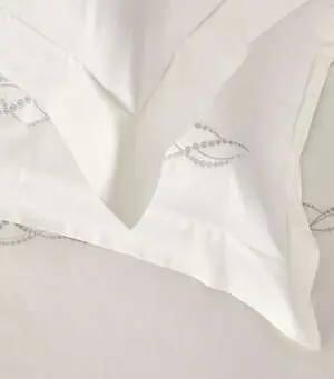 Frette Pearls Super King Flat Sheet