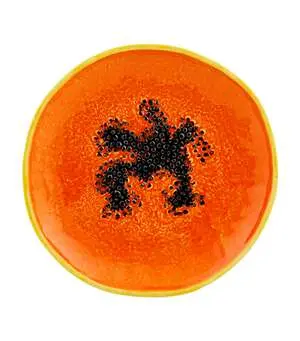 BORDALLO PINHEIRO Papaya Plate - Orange