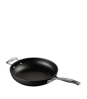 LE CREUSET Toughened Non-stick Deep Frying Pan - Black