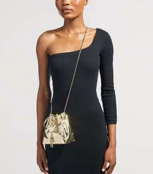JIMMY CHOO Bon Bon Top-handle Bag - Gold