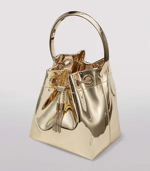 JIMMY CHOO Bon Bon Top-handle Bag - Gold