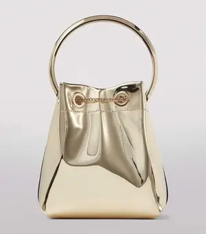 JIMMY CHOO Bon Bon Top-handle Bag - Gold