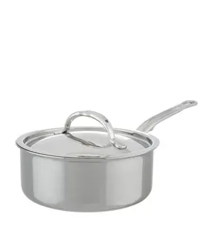 HESTAN Nanobond Saucepan With Lid - Stainless
