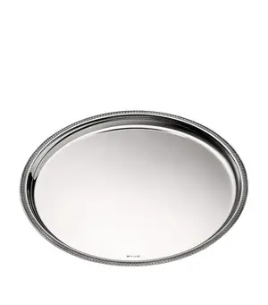 Christofle Malmaison Round Tray - Silver