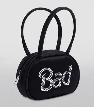 Amina Muaddi Super Amini Baddie Top-handle Bag