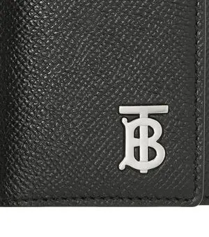 Burberry Leather Tb Monogram Folding Key Case