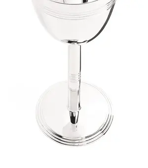 Christofle Plated Judaique Kiddush Cup And Saucer