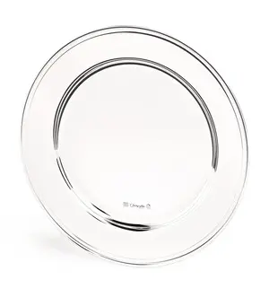 Christofle Plated Judaique Kiddush Cup And Saucer