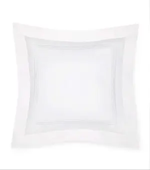PRATESI Tre Righe Oxford Pillowcase - White