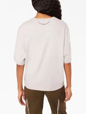 Rabanne Logo-print Rhinestone T-shirt